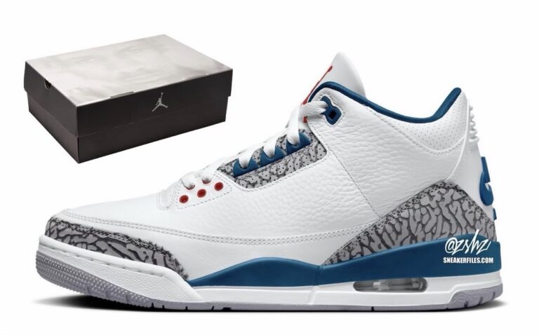 “True Blue” Air Jordan III set to return in 2026 with a 230 USD sticker ...